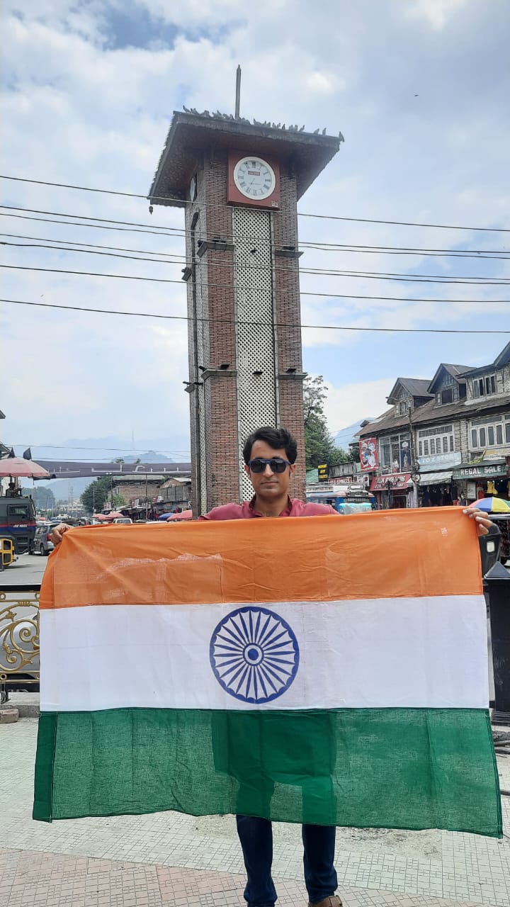 Pradeep Bhandari is at Lal Chowk to host ITV Network's landmark ...
